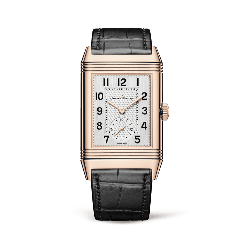 Pink Gold Men Watch Manual winding Reverso Classic Large Duoface Small ...
