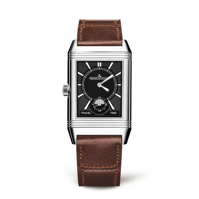 Stainless Steel Men Watch Manual winding Reverso Classic Large Duoface ...